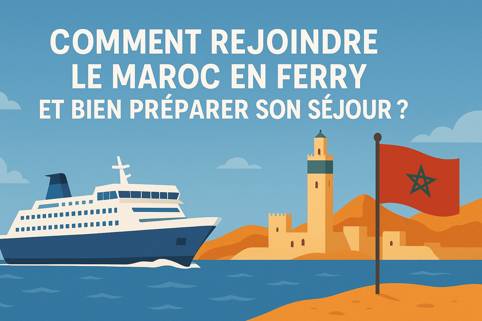 Comment rejoindre le Maroc en ferry et bien préparer son séjour ...